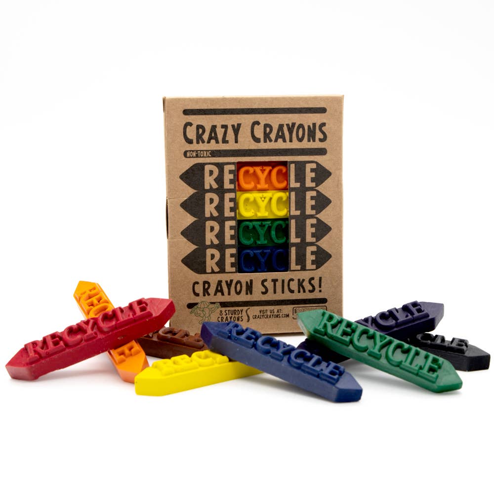 Recycle Sticks Crayon - 8 Box – Joci and Friends LLC